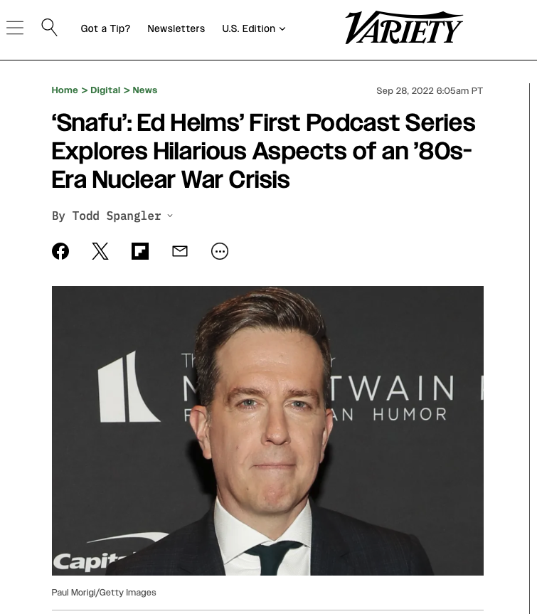 SNAFU - Ed Helms' First Podcast Series | SNAFU Podcast